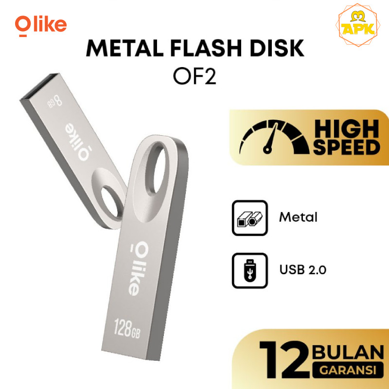 Jual Olike Flashdisk OF2 USB 2.0 High Speed Full Metal Memory Kapasitas ...