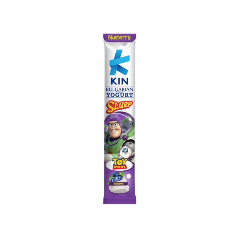 Jual KIN Yoghurt Bulgarian Slurp Blueberry Sachet 45 gr | Shopee Indonesia
