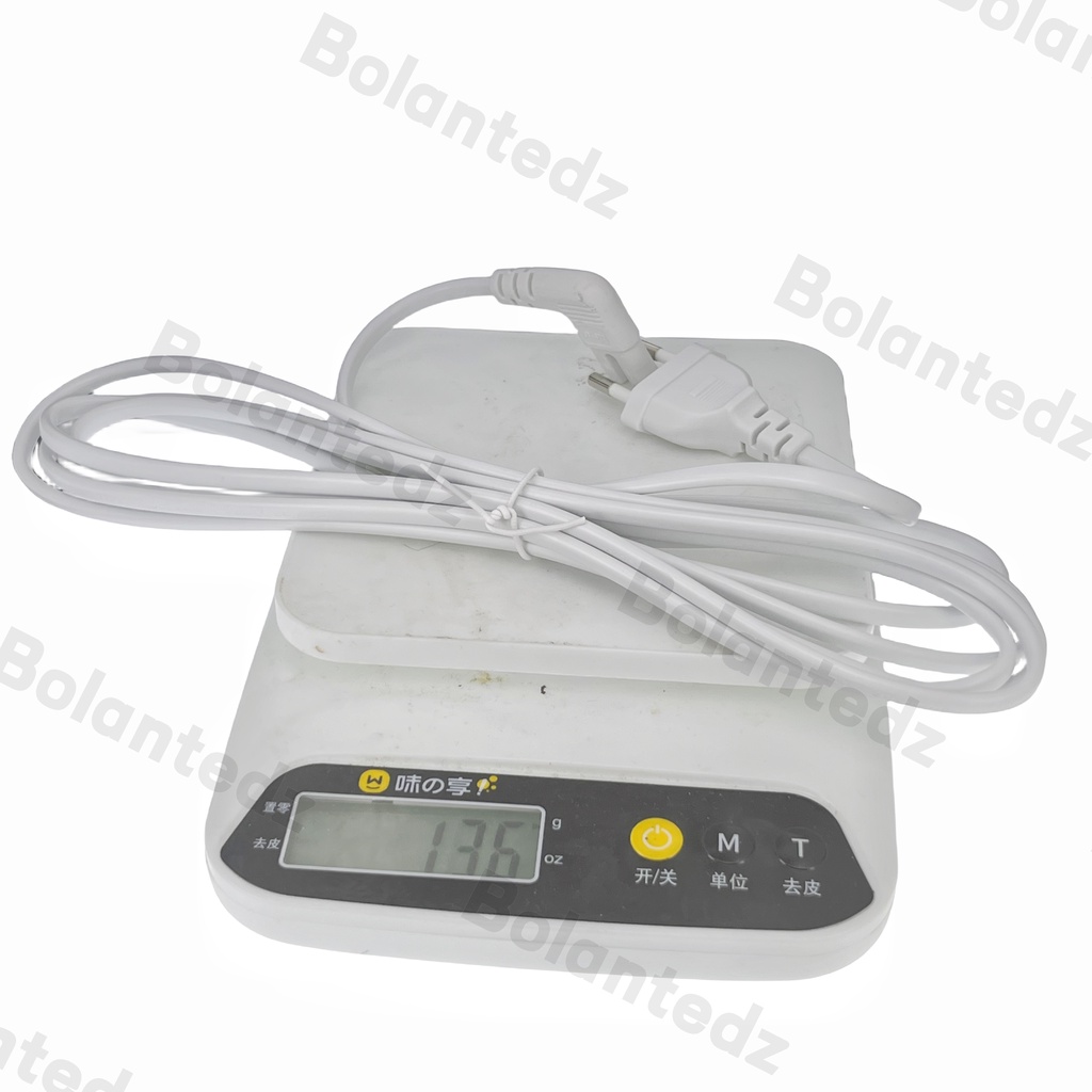 Jual White EU Euporean 2 Prong Plug to IEC320 C7 Figure 8 Angle Adapter ...
