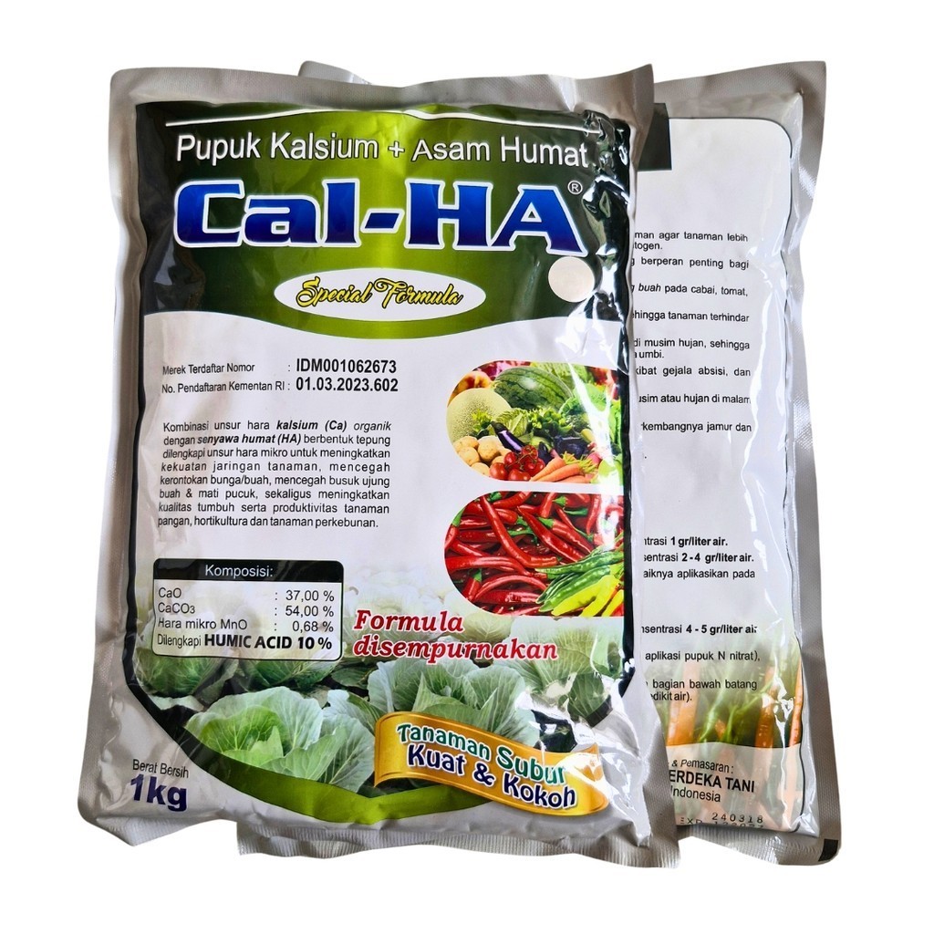 Jual Pupuk Calha 1kg Calsium Plus Asam Humat Mengatasi Busuk Ujung Buah ...