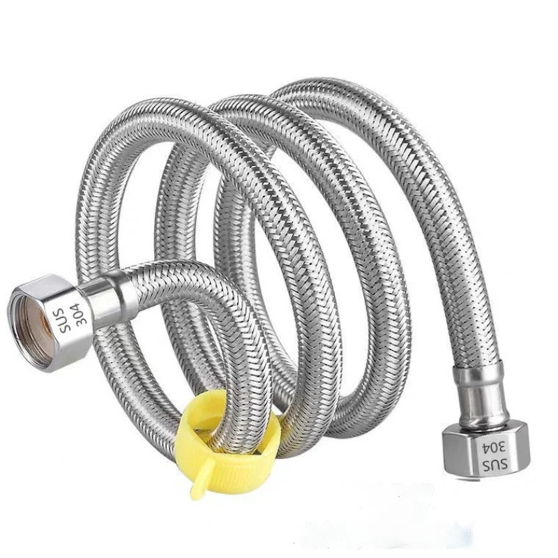 Jual 50/80cm 1/2 Inch Explosion Proof Pipe Hose Braided Flexible Faucet ...