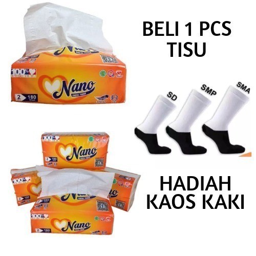 Jual 1 PCS - TISSUE NANO FACIAL TISU 180 sheet 2ply HARGA PROMO TITA ...