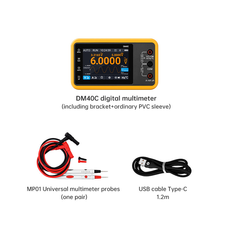 Jual DM40 Digital Multimeter Oscilloscope Signal Generator 3 in 1 50M ...