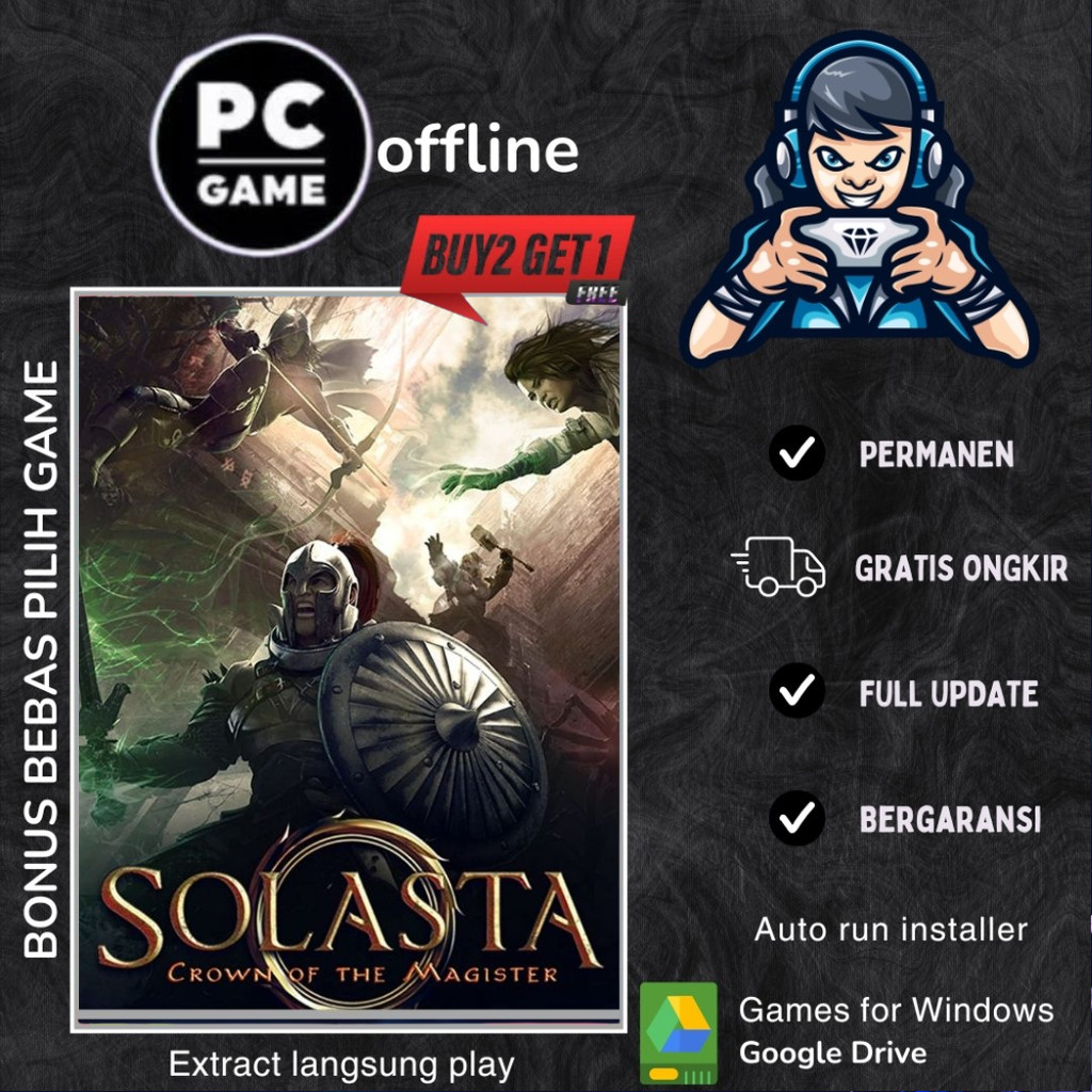 Jual SOLASTA CROWN OF THE MAGISTER SUPPORTER EDITION - GAME PC - GAME ...