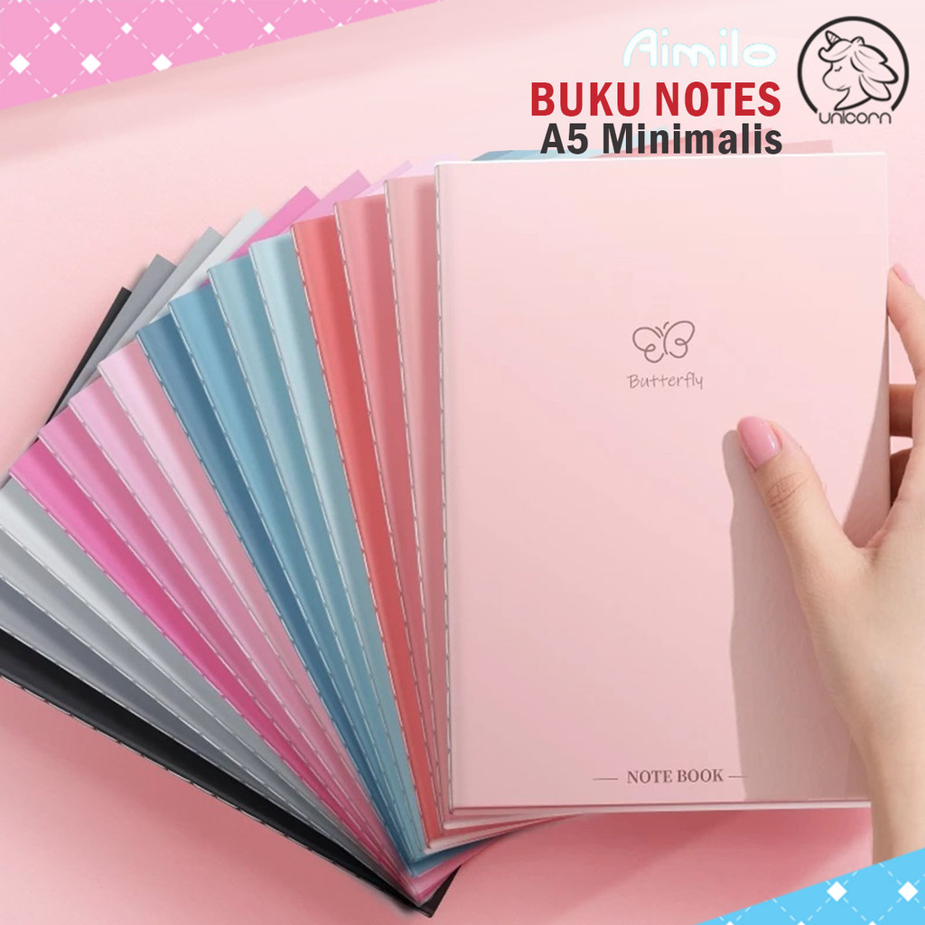 Jual AIMILO Buku Notes A5 Aesthetic 40 Lembar Minimalis Trendy ...