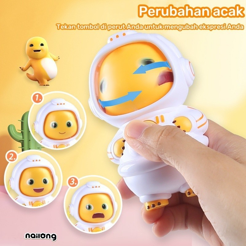 Jual [Ready]Mainan Nailong Kuning Gantungan Kunci Bisa Berubah Wajah ...