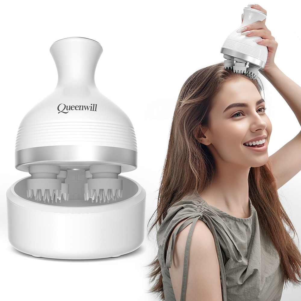 Jual Cordless Electric Scalp Massager Rechargeable Head Massage Machine ...