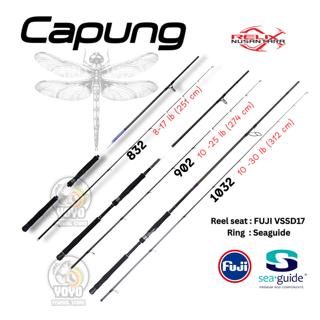 Jual Joran Capung 832 | 902 I 1032 Joran shore Jig Relix Nusantara ...