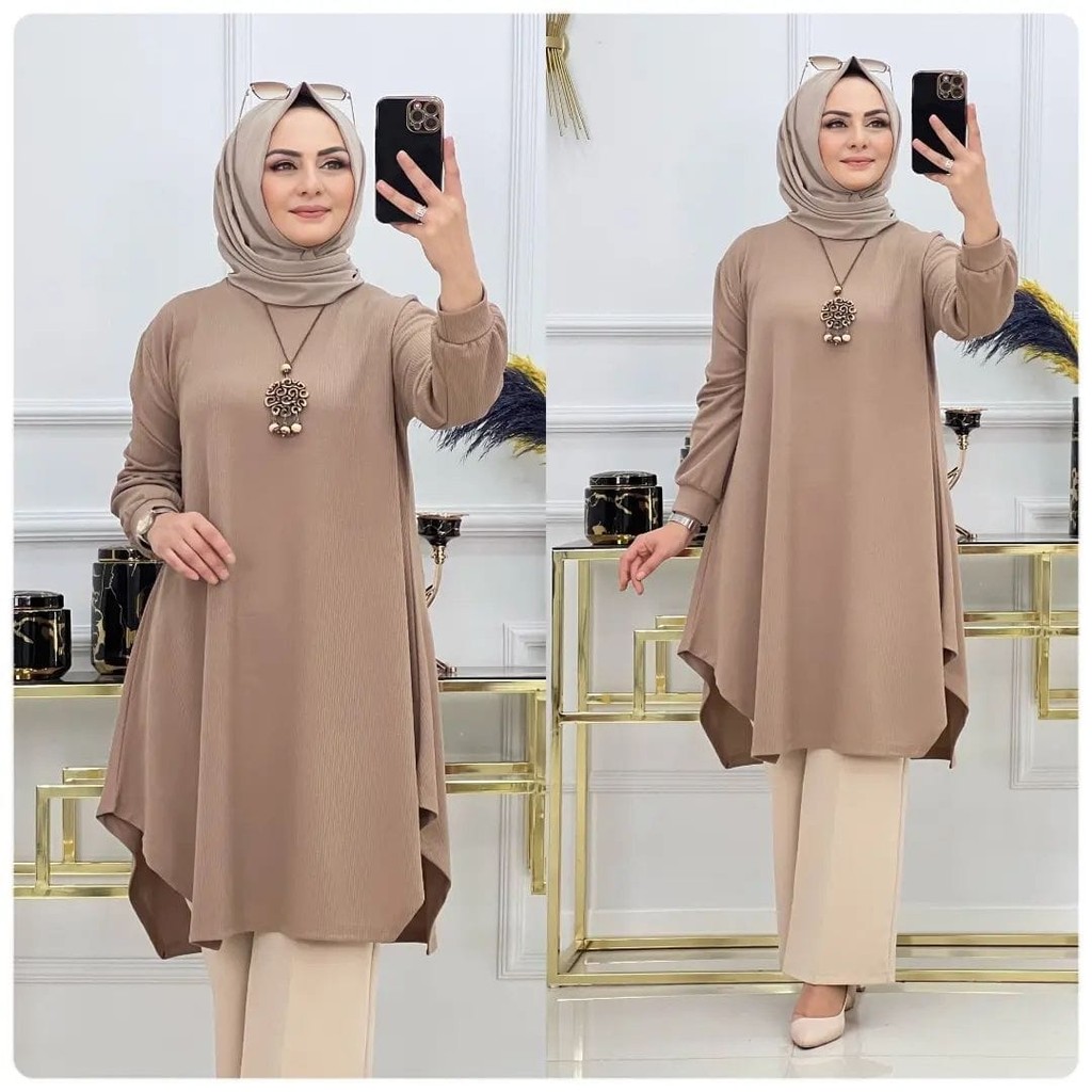 Jual Gamis Model Tunik Terlengkap & Harga Terbaru Juni 2026 | Shopee ...