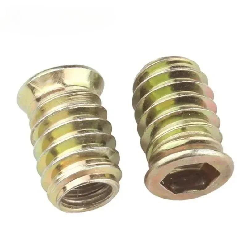 Jual 10/50pcs Zinc Alloy Iron Inside Carbon Steel Hexagon Hex Socket ...