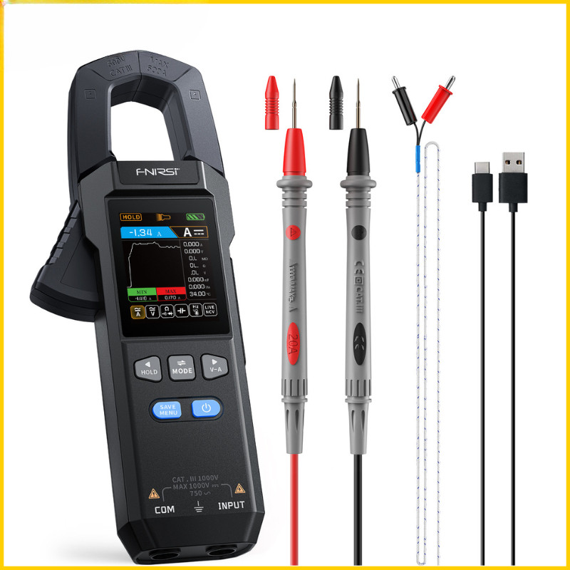 Jual DMC-100 Clamp Meter 10000 Counts TRMS AC/DC Current Amperemeter ...