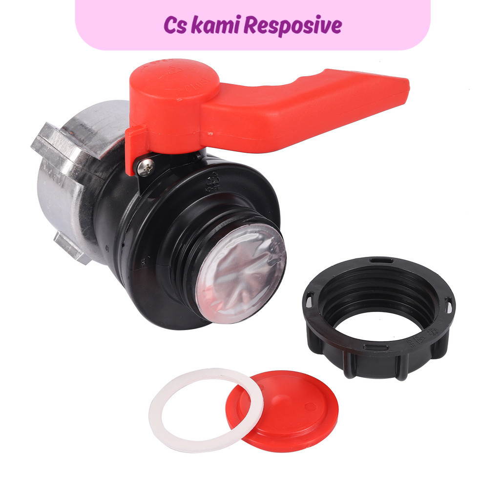 Jual MM 62/75/ 80mm Coarse to Outlet 60mm Coarse Thread Ball Valve IBC ...