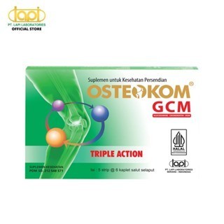 Jual Osteokom GCM Tablet - Box isi 30 Tablet - Suplemen Kesehatan ...