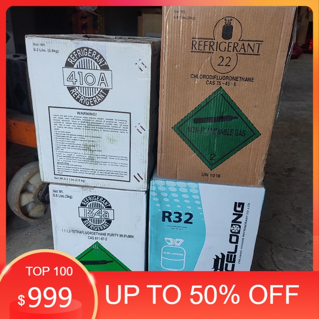 Jual PREON AC R22(3KG) R134a(3KG) R32(3KG) R410A(2.8KG) - FREON AC 3KG ...
