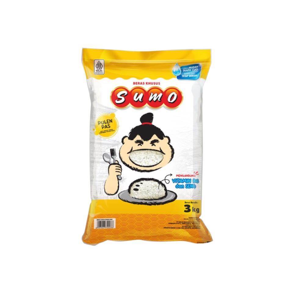 Jual Sumo Kuning Beras Fortifikasi Khusus Premium 3 kg | Shopee Indonesia