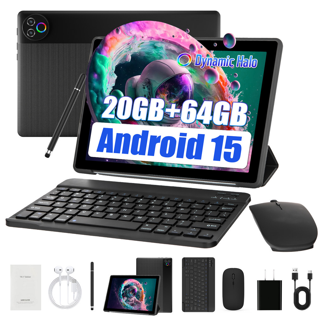 Jual URAO Android 15 Tablet 10.1 Inch 20(3+17)GB RAM 64GB ROM 5-core ...