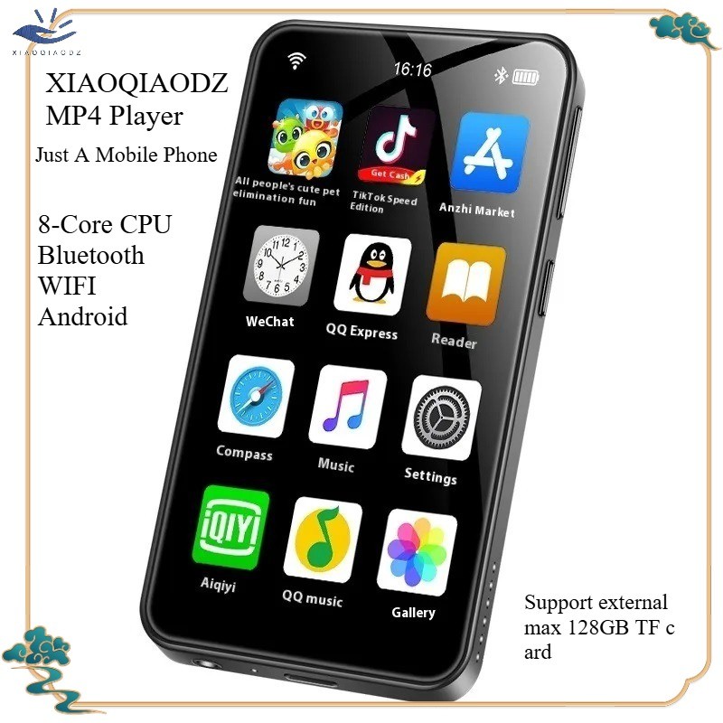 Jual XIAOQIAODZ MP4 Player MP3 Music MP5 Video Bluetooth Electronic ...