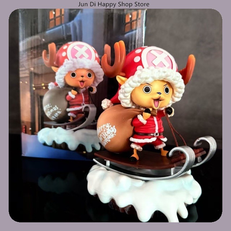 Jual 16CM One Piece Tony Tony Chopper Christmas Version Figure Cute ...