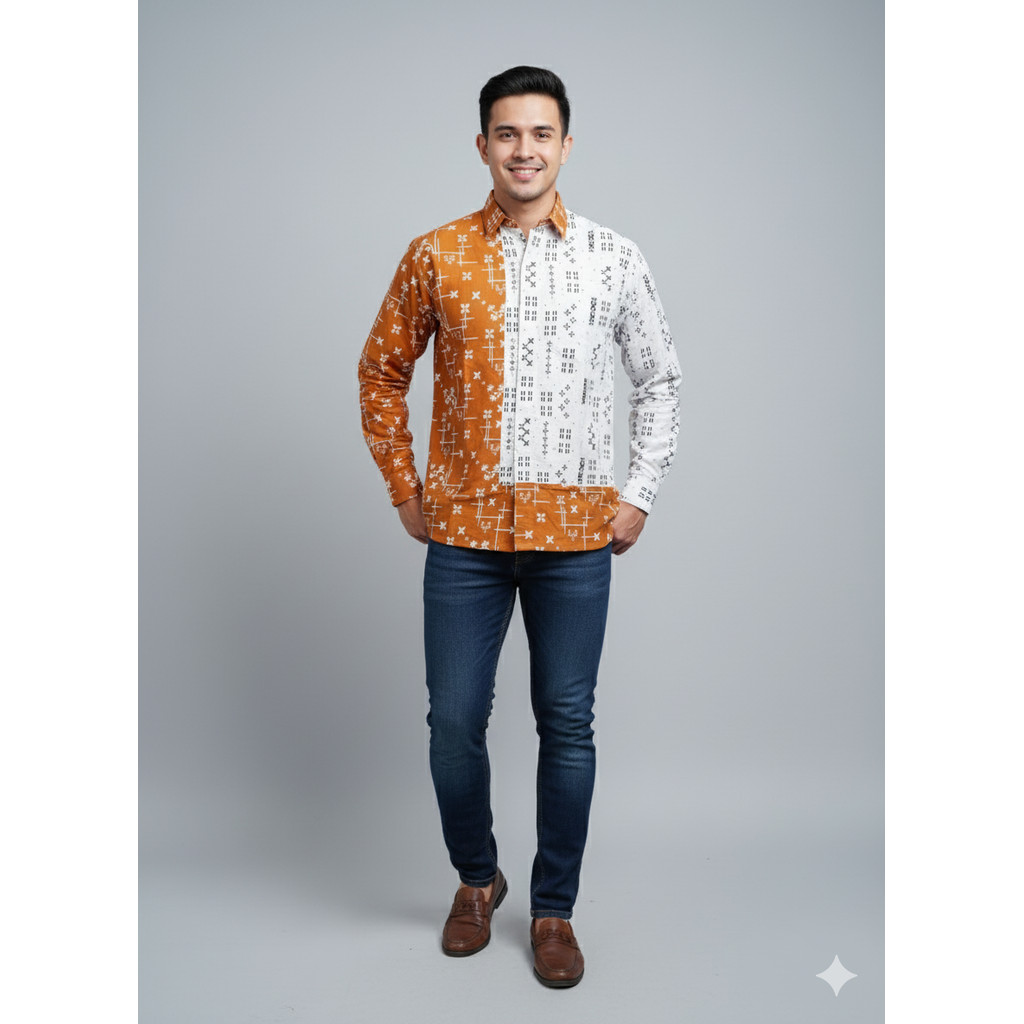 Jual MARGARIA BATIK - Kemeja Wijaya Bahan Katun - Kemeja Panjang Batik ...