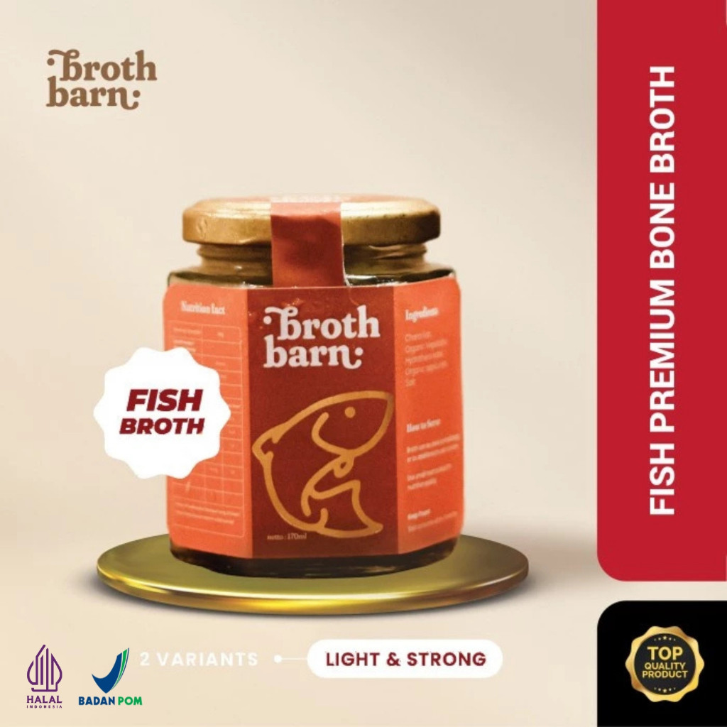 Jual Broth Barn - Fish Bone Broth Saripati Ikan Gabus (Light) 170ml ...