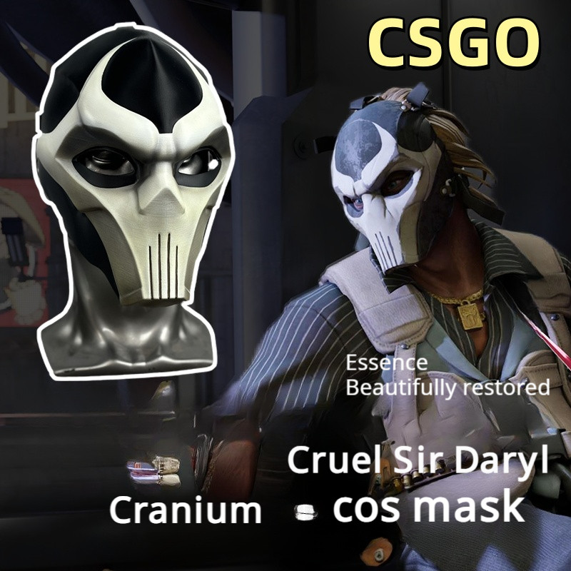 Jual Cruel Darryl The Cruel Skull Mask - CSGO Cosplay Headpiece, Custom ...