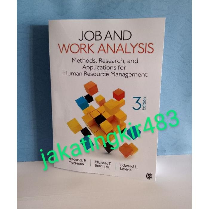 Jual buku fisik Buku JOB AND WORK ANALYSIS | Shopee Indonesia
