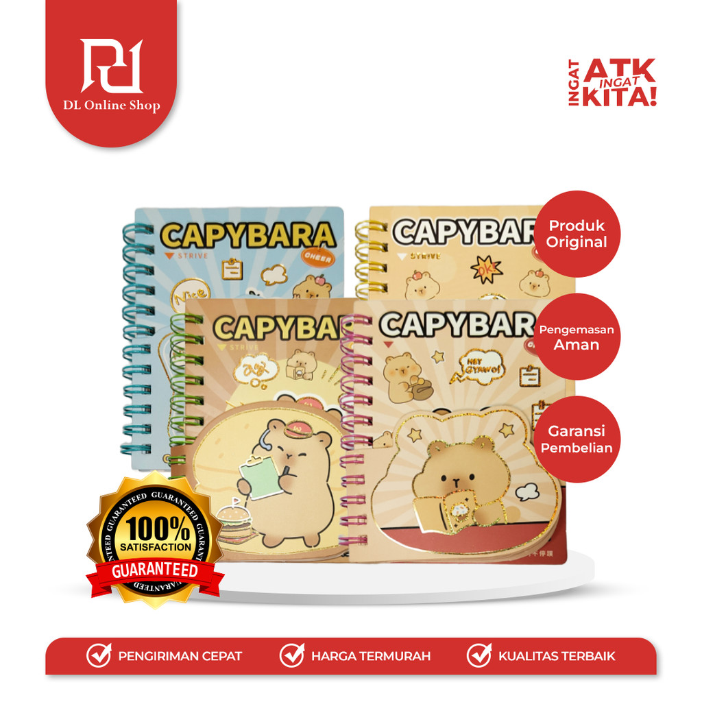 Jual DEPAI BUKU DIARY CAPYBARA 222-34 (1PC) | Shopee Indonesia