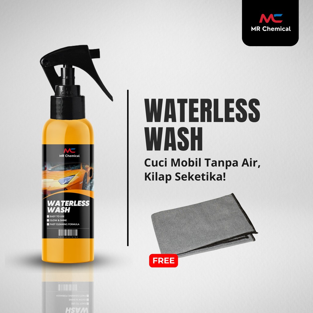 Jual Waterless Wash Cuci Instan Tanpa Air dengan Efek Daun Talas Tahan ...