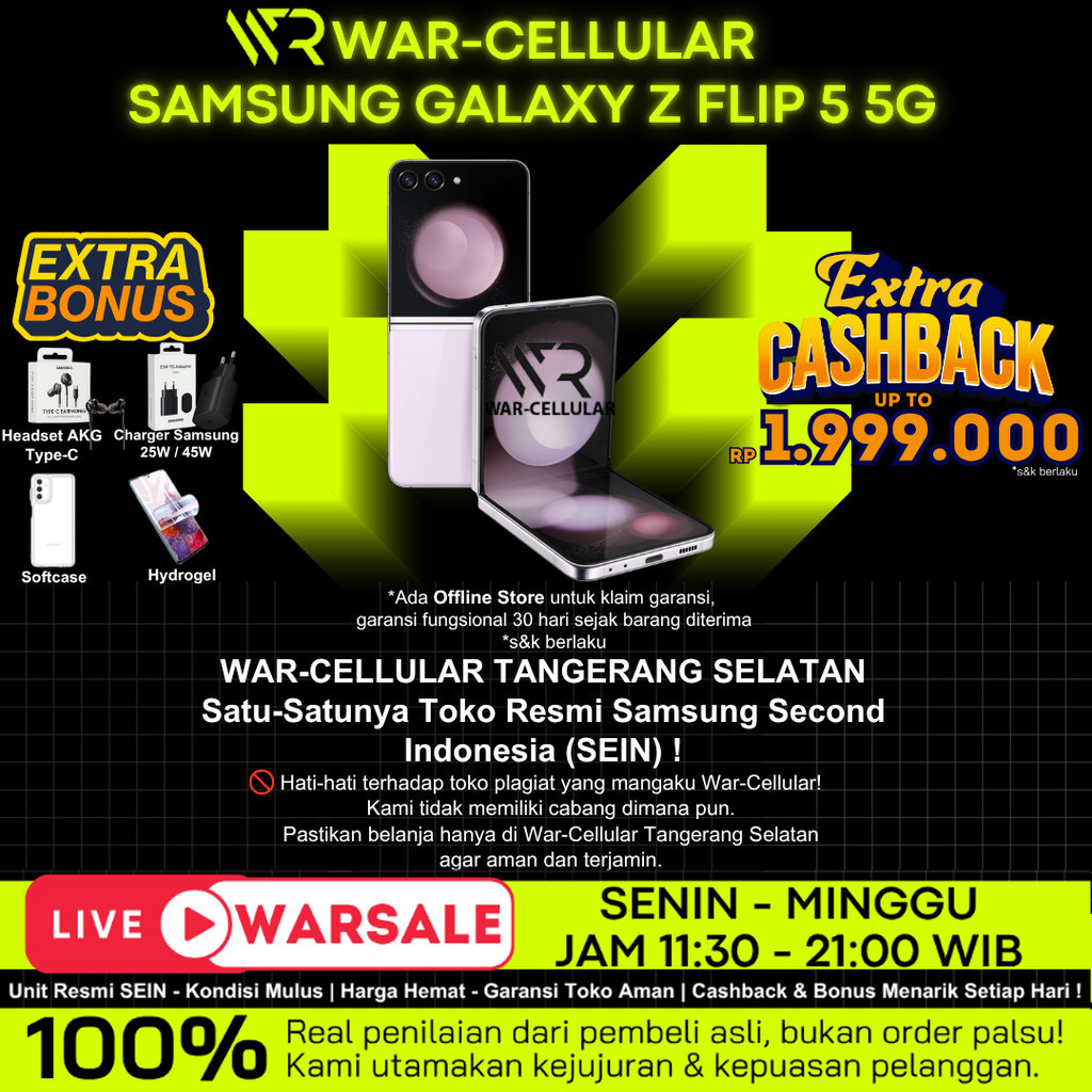 Jual SEIN | SAMSUNG GALAZY Z FLIP 5 5G | 4 5G | 3 5G 512GB 256GB 128GB ...