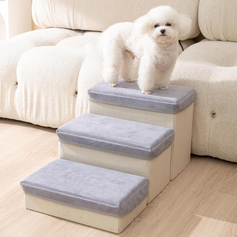 Jual 3 Steps Stairs Pet Dog Stairs Anti Slip Ladder Removable Indoor ...