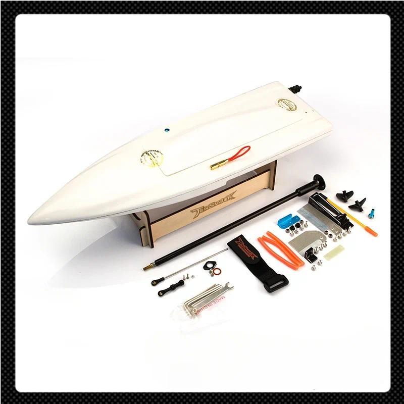 Jual RC Mini Speedboat Model DIY Assembly High-speed Boat Model Kit ...