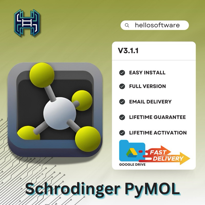 Jual (WIN/MAC) Schrodinger PyMOL 3.1.1 Full Version (Versi Terbaru ...