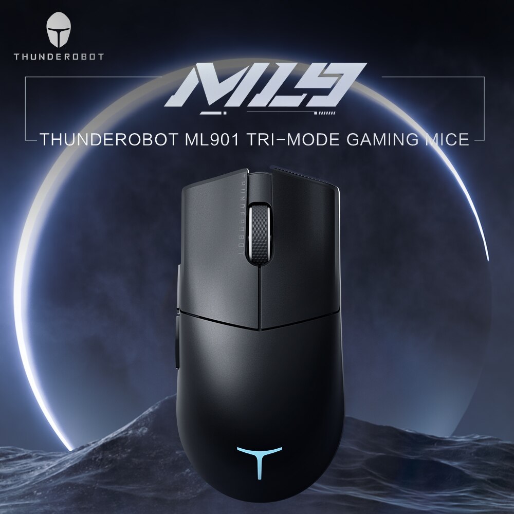 Jual Thunderobot ML901 Wireless Gaming Mouse PAW3395 26000DPI 650IPS ...