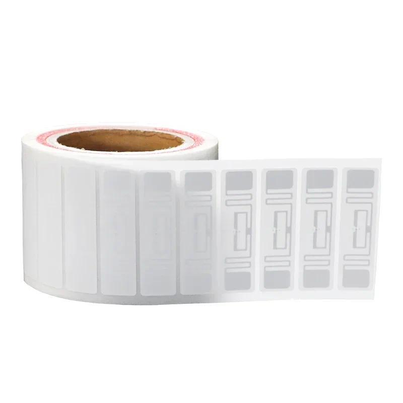 Jual 10M Read Range UHF Tag 73*20mm Passive RFID Self-adhesive Label ...