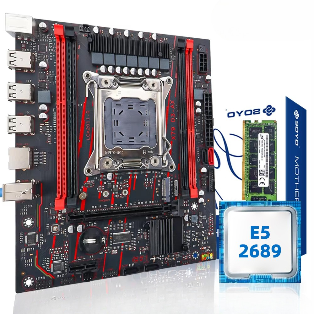Jual SOYO X79 Motherboard Combo Intel Xeon E5 2689 LGA 2011 CPU ...