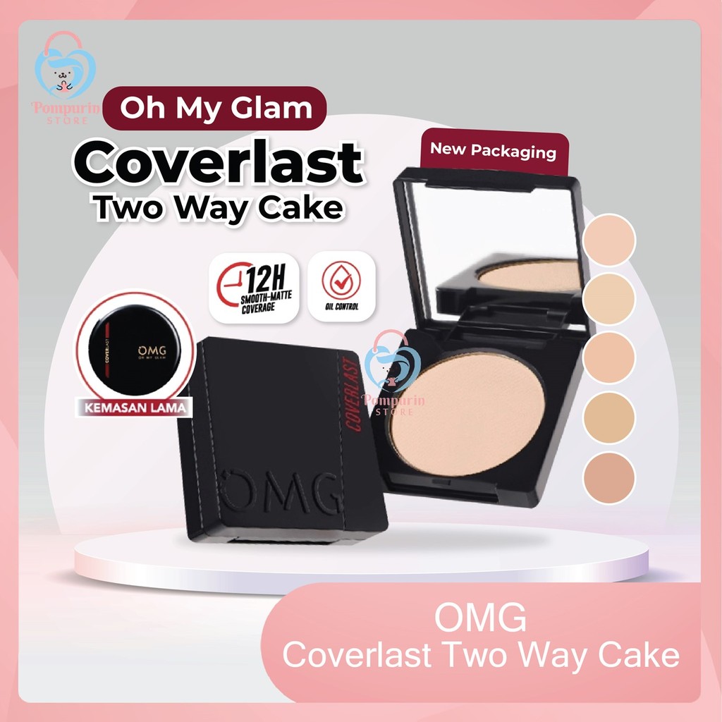 Jual OMG Oh My Glam Coverlast Two Way Cake SPF20 PA+++ - Two Way Cake ...