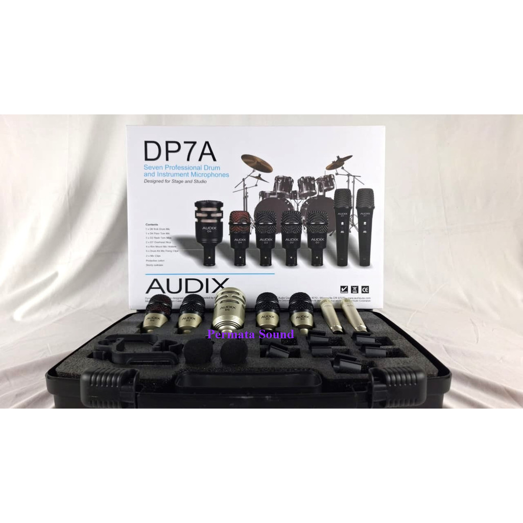 Jual MIC DRUM AUDIX DP7A PLUS KOPER FULL SET 7 KIT MICDRUM DP7A ...