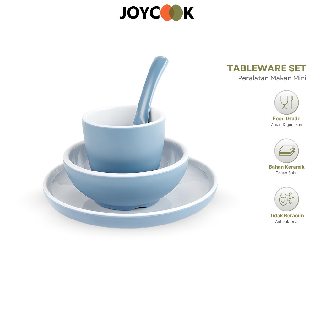 Jual JOYCOOK Set Peralatan Makan Mini Keramik Food Grade Aman Digunakan ...