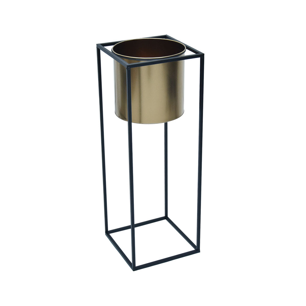 Jual Informa Pot Tanaman Dengan Stand 70.5 cm - Gold Wadah Bunga Tempat ...