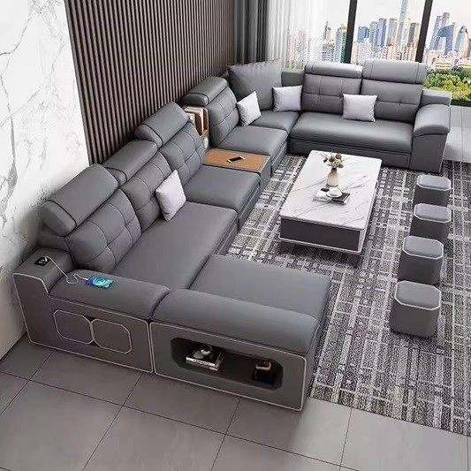Jual 181025 FULL SET SOFA TIERA MODERN PREMIUM GRADE LUXURY 350/215/165 ...
