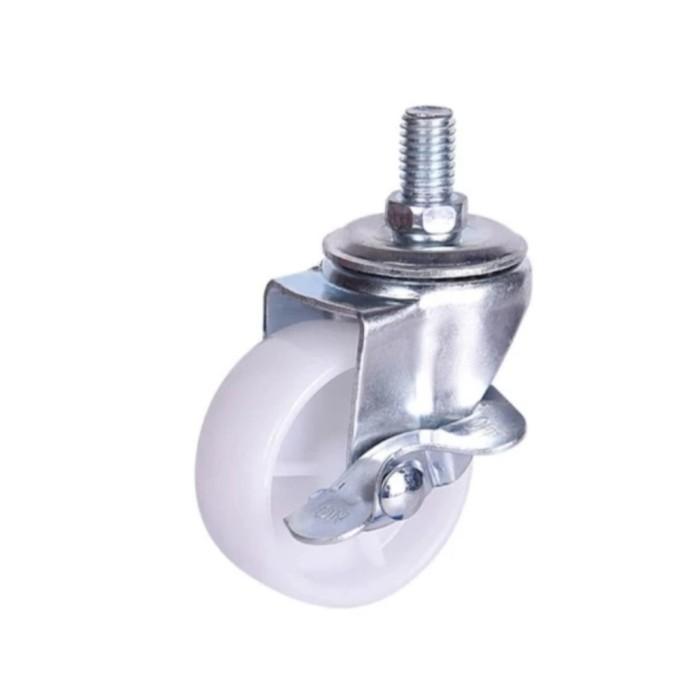 Jual Roda Caster Nilon China 2 Inch Drat Rem | Shopee Indonesia