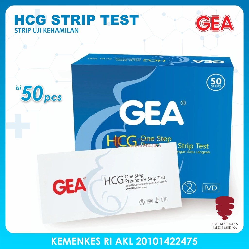 Jual Test Hamil Alat Tes Uji Kehamilan Strip Cek Hamil Kehamilan Gea ...