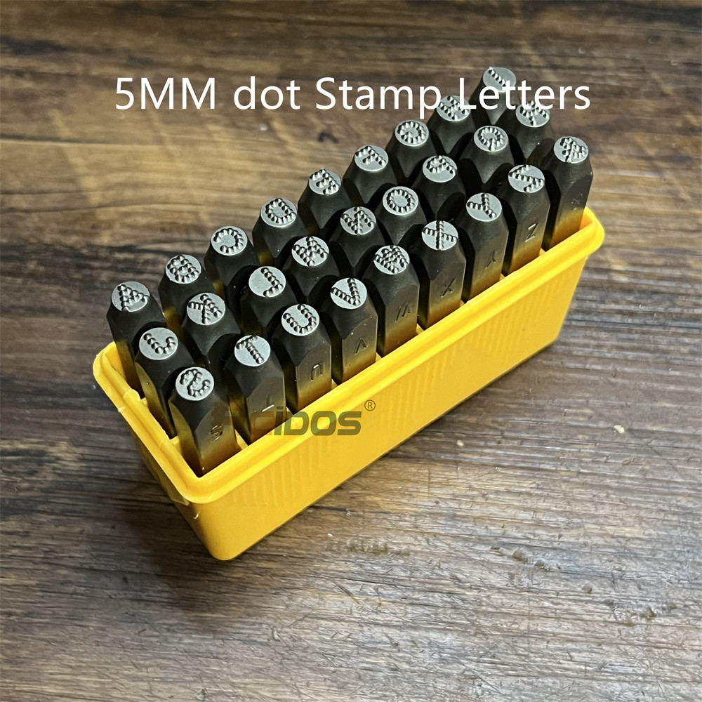 Jual German Style Letters 5MM Dot stamps,RCIDOS Steel word punch stamp ...