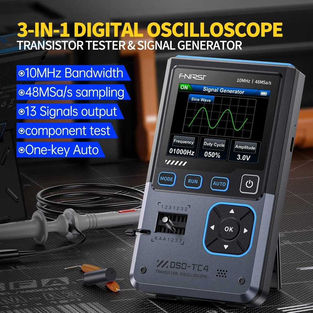 Jual A.Hshop - FNIRSI Osiloskop Digital Oscilloscope 3in1 Transistor ...