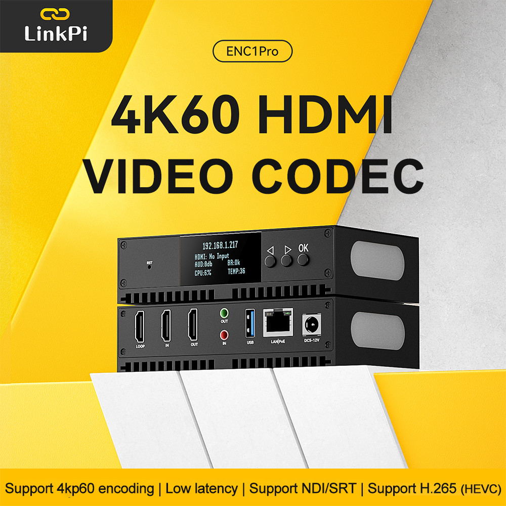 Jual Link Pi ENC1Pro HDMI Encoder NDI Decoder 4K 60fps SRT RTSP/RTMP ...