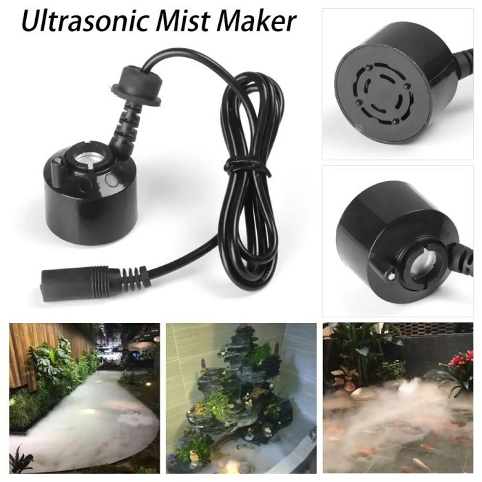 Jual Mist Maker Alat Pembuat Uap Kabut Nebulizer Humidifier DC 24 V 1 A ...