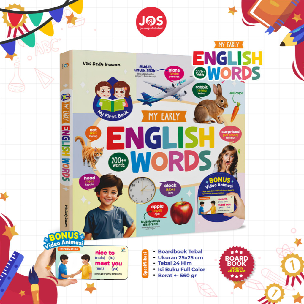 Jual Buku Anak My Early English Words | Belajar Bahasa Inggris Mudah ...