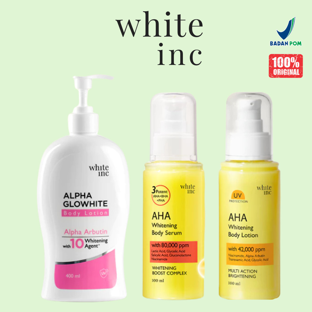 Jual [All Item] WHITE INC AHA Body Serum Lotion 100ml Alpha Glowhite ...