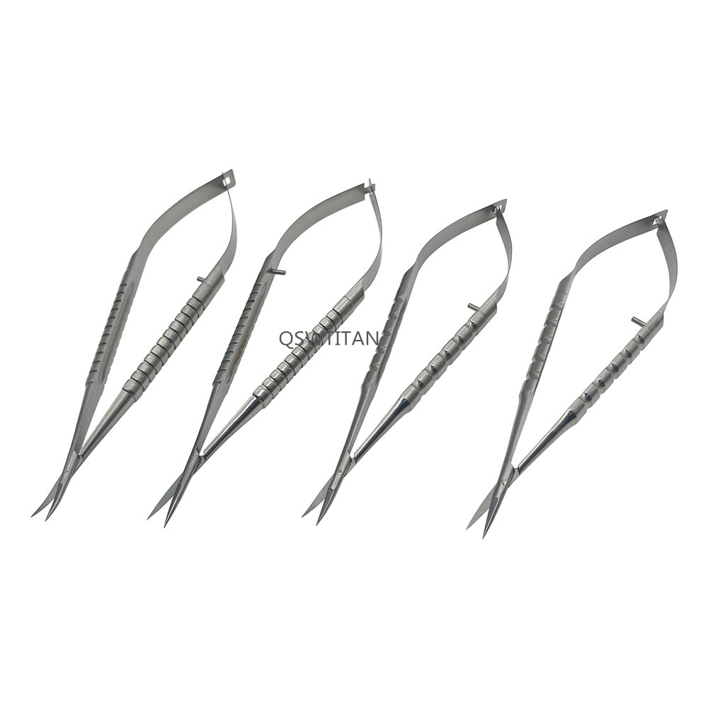 Jual Curved/Straight Ophthalmic Micro Castroviejo Cornea Scissors Hand ...