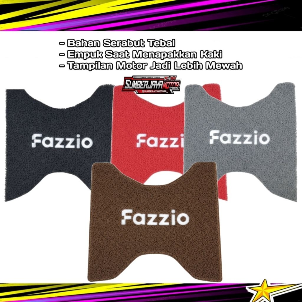 Jual Karpet Serabut Motor Fazzio Alas Kaki Fazzio Bahan Serabut Tebal ...